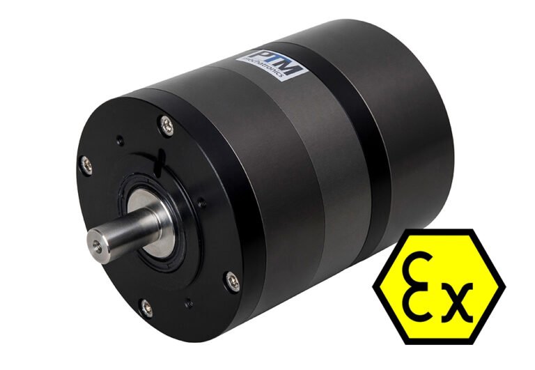 Pneumatic motor ATEX, PMO900 with connection block - PTM mechatronics GmbH