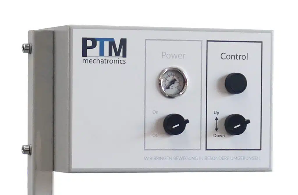 More control, more comfort - the PTM control panel - PTM mechatronics GmbH