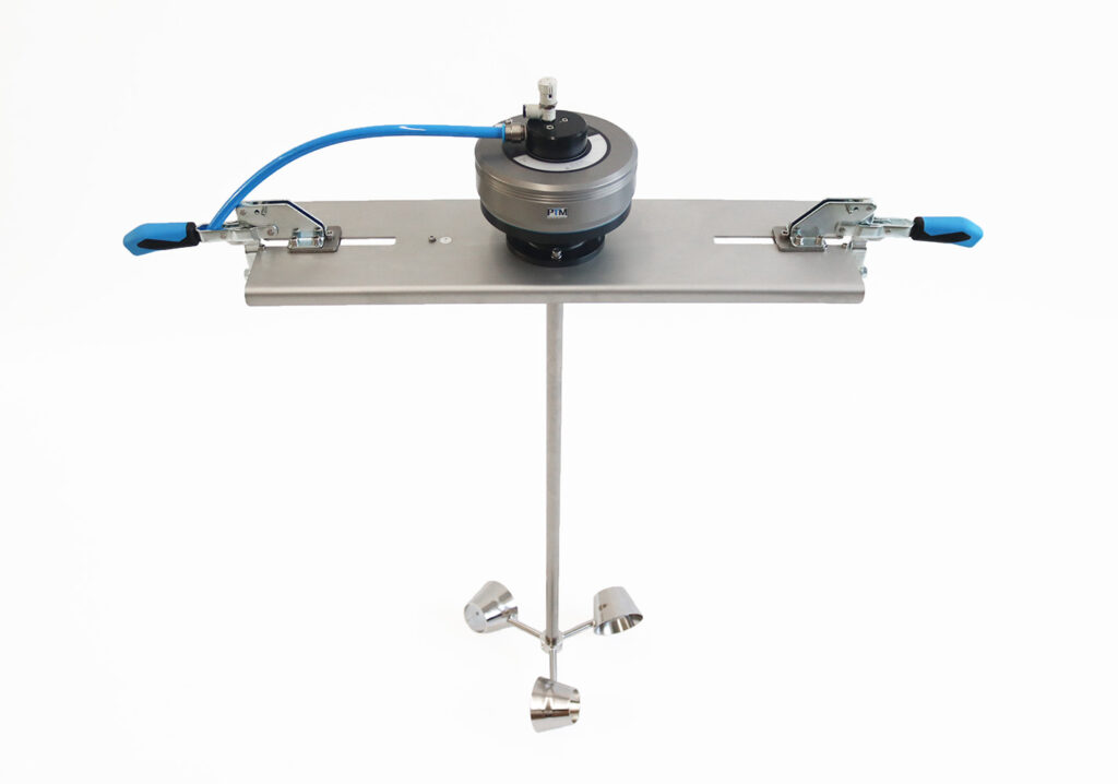 Agitateur avec traverse pour fût de 200 litres - entraînement ATEX Zone ...