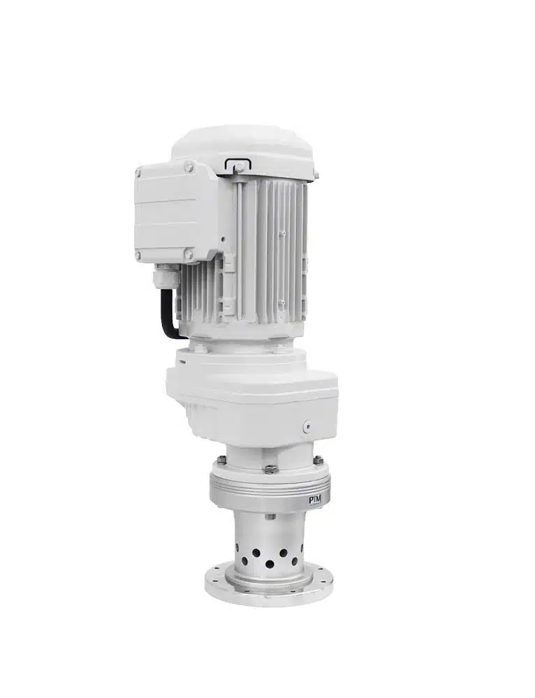 Electric agitator drive with quick-change system - PTM mechatronics GmbH